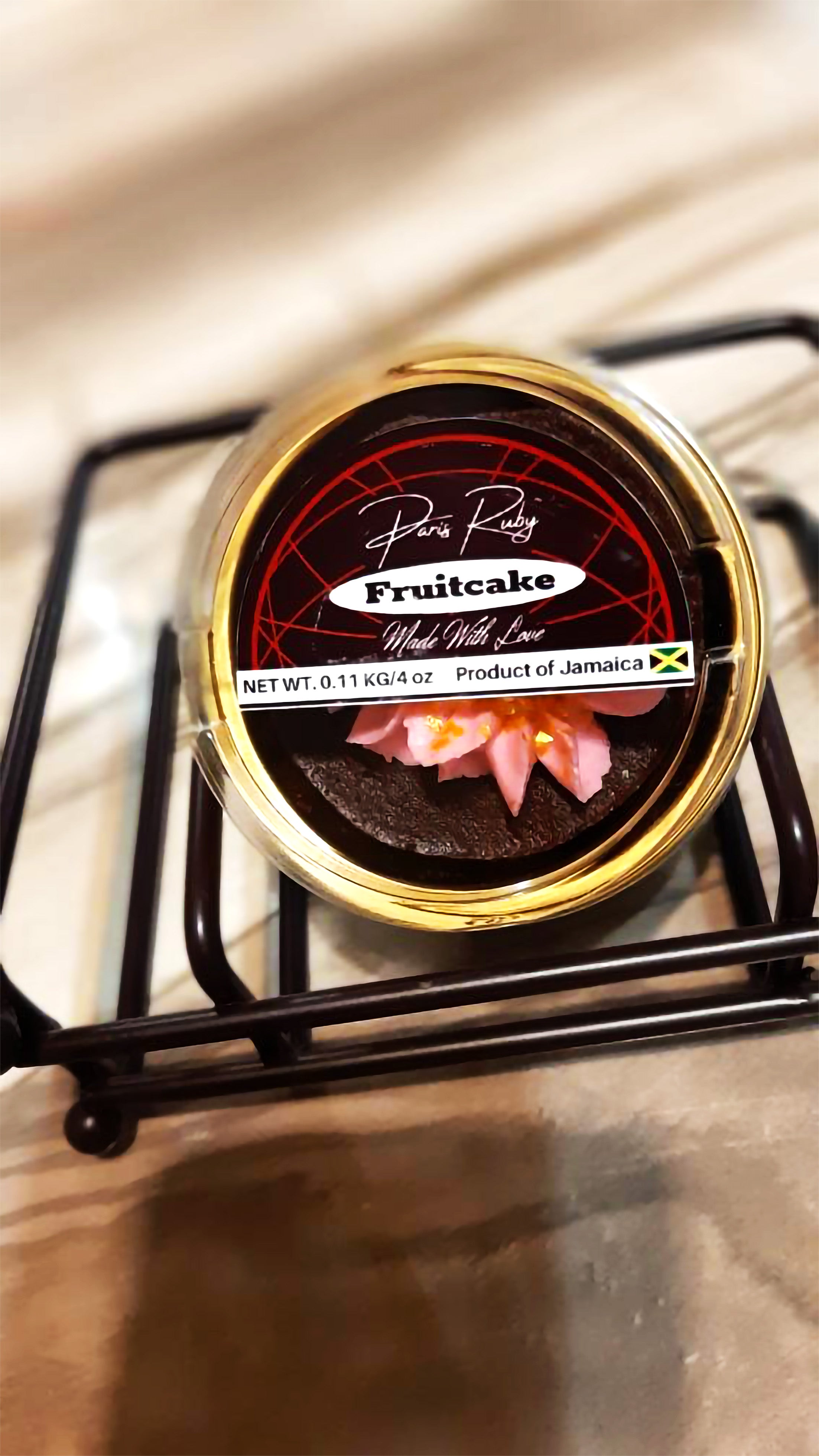 Paris Ruby 4oz fruit cake