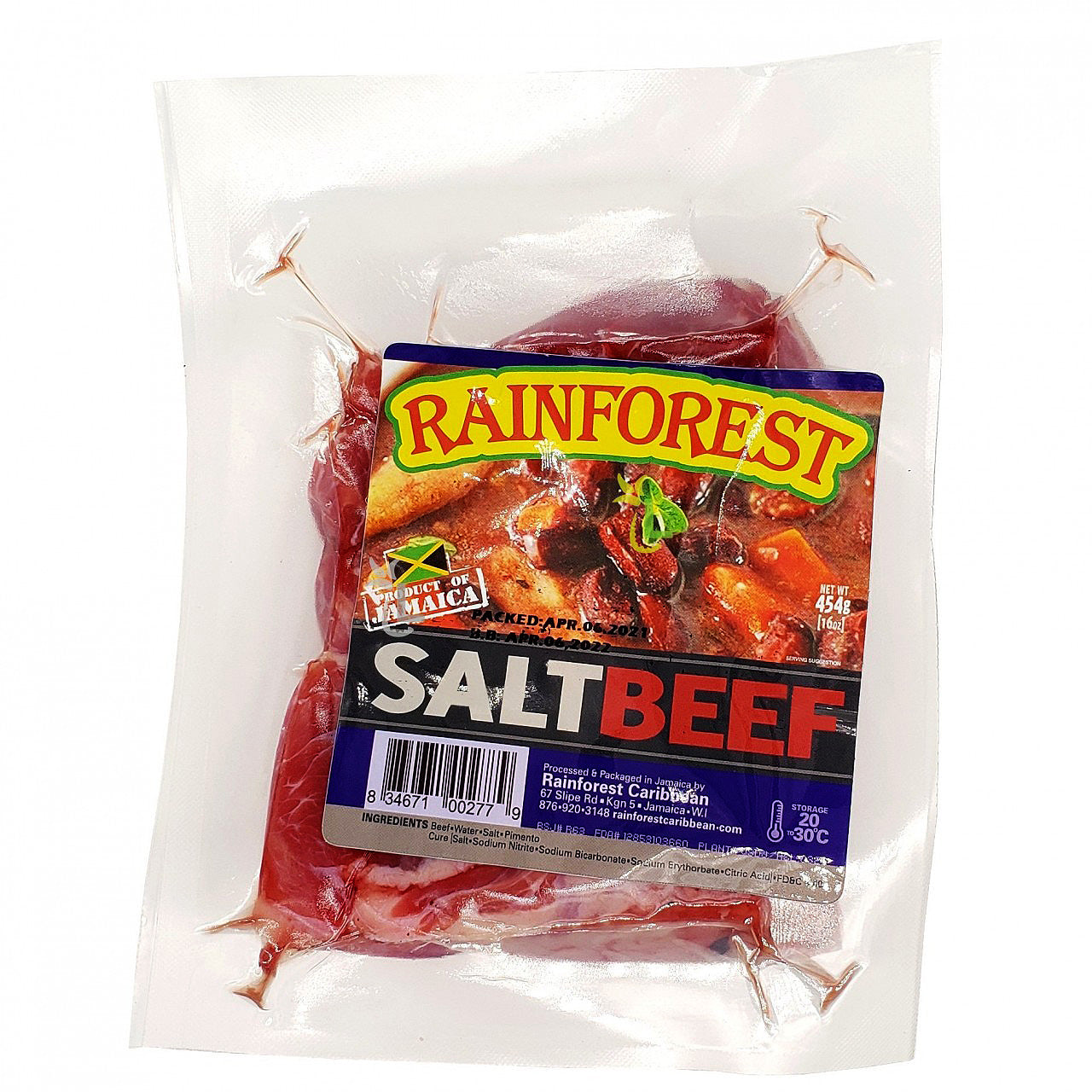 RAINFOREST SALT BEEF 454g