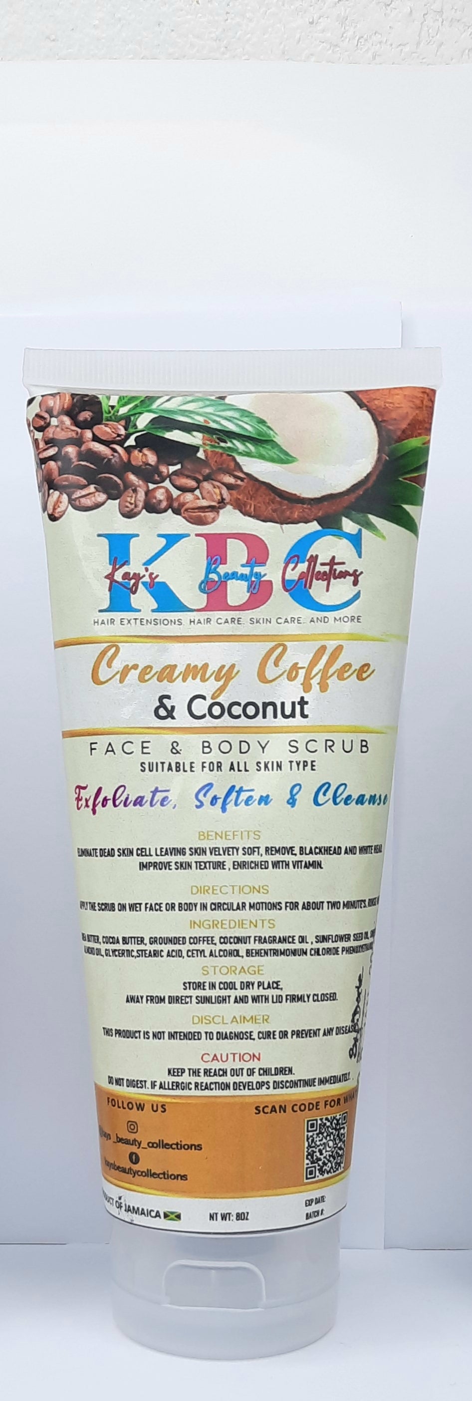 KBC Coconut & Coffee Body scrub – Sweet Jamaica Shopping