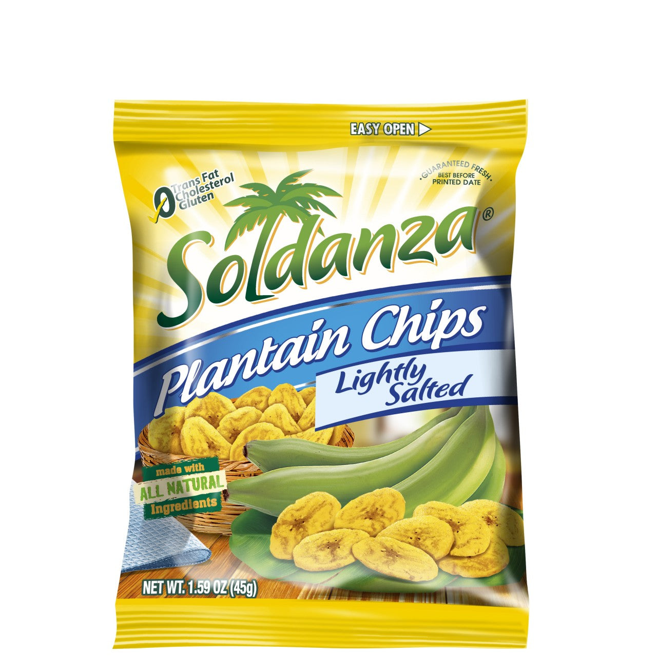 Soldanza Green Plantain Chips 3 units