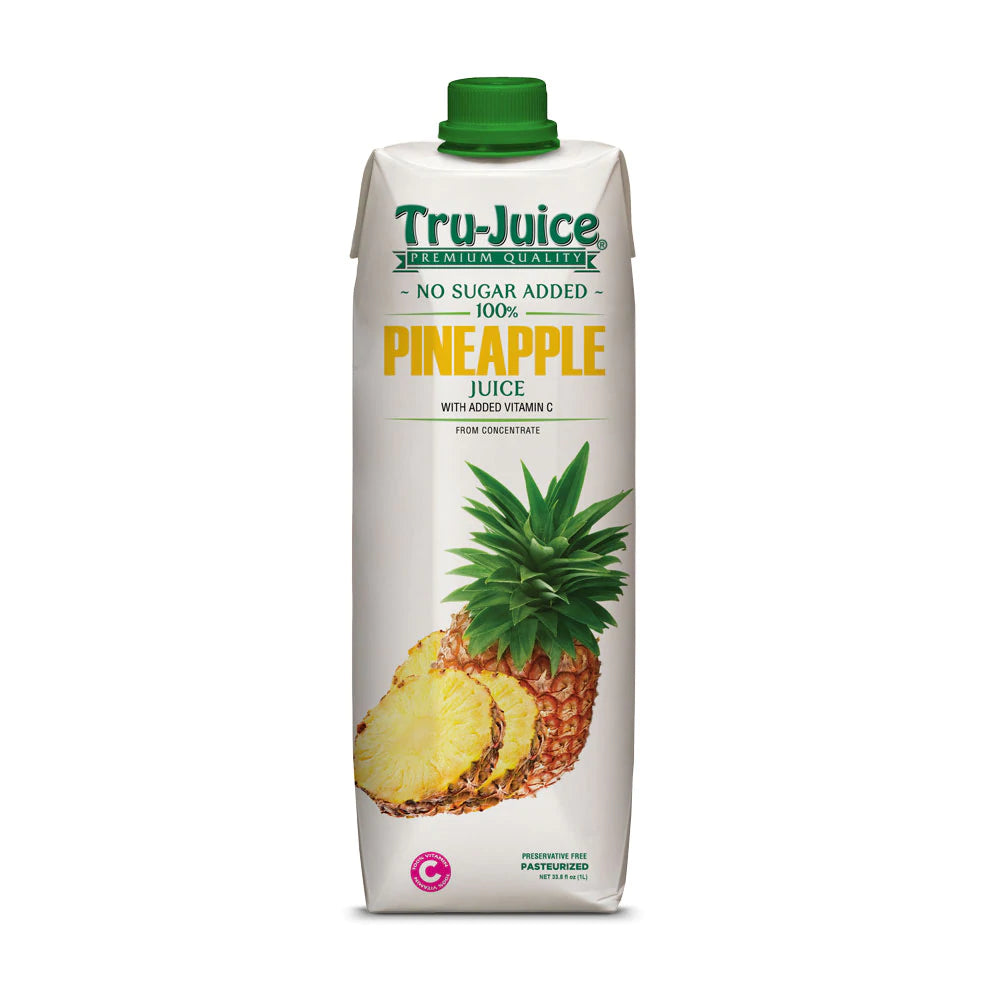 Tru-Juice 100% Pineapple Juice, 1L – Sweet Jamaica Shopping